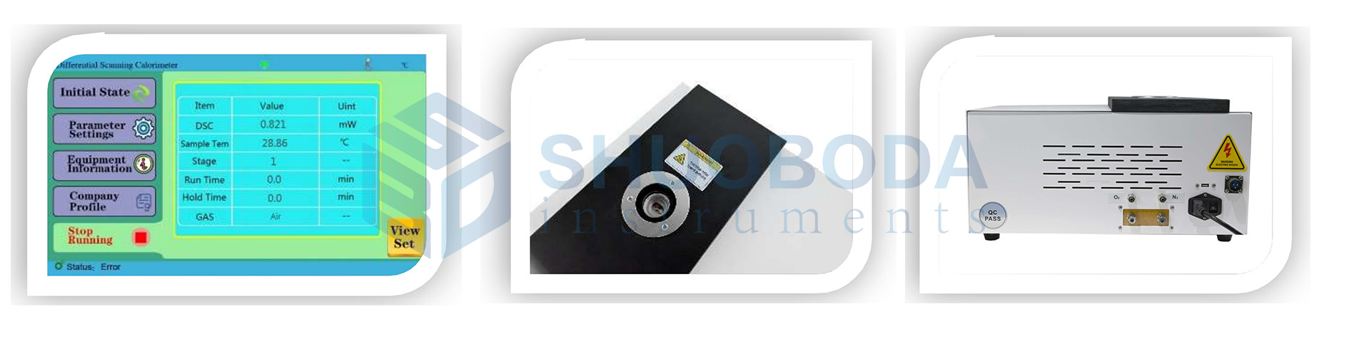 DSC-100A RT~600℃ Air Cool Differential Scanning Calorimeter - Shuoboda