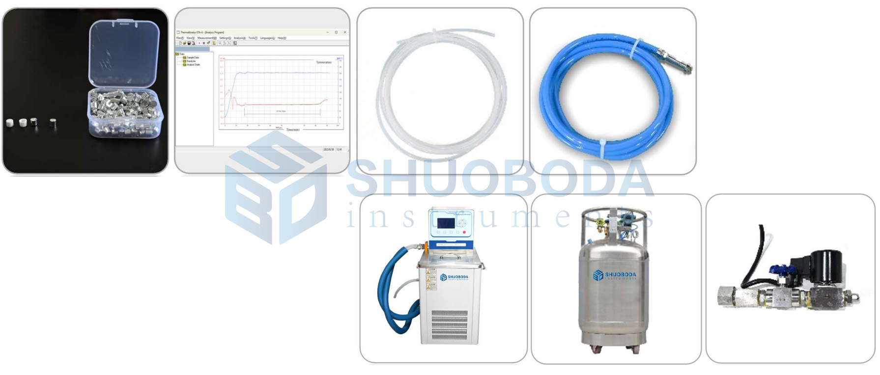 DSC-100A RT~600℃ Air Cool Differential Scanning Calorimeter - Shuoboda