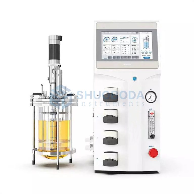 FMT-E Series Lab Advance Glass Bioreactor Fermenter, 1L To 15L ...