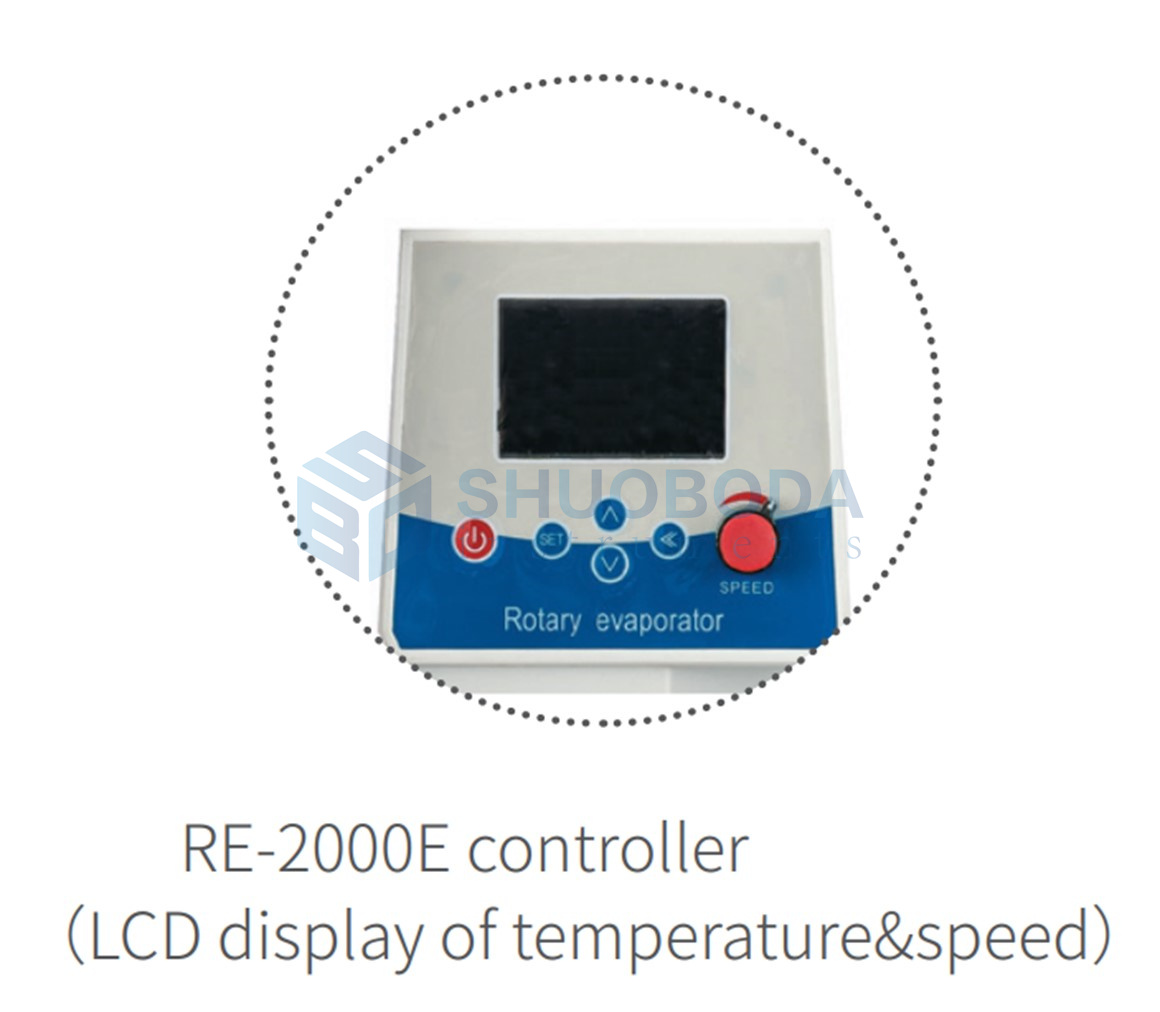 0.5L~2L Rotary evaporators with Teflon water bath,0-180rpm, auto lifting, temperature digital ...